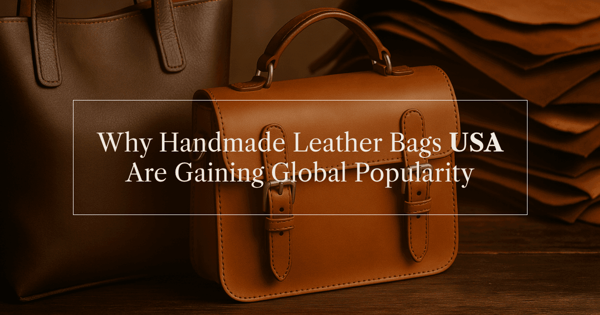 Global Craze for Handmade Leather Bags from the USA | Ablebiz