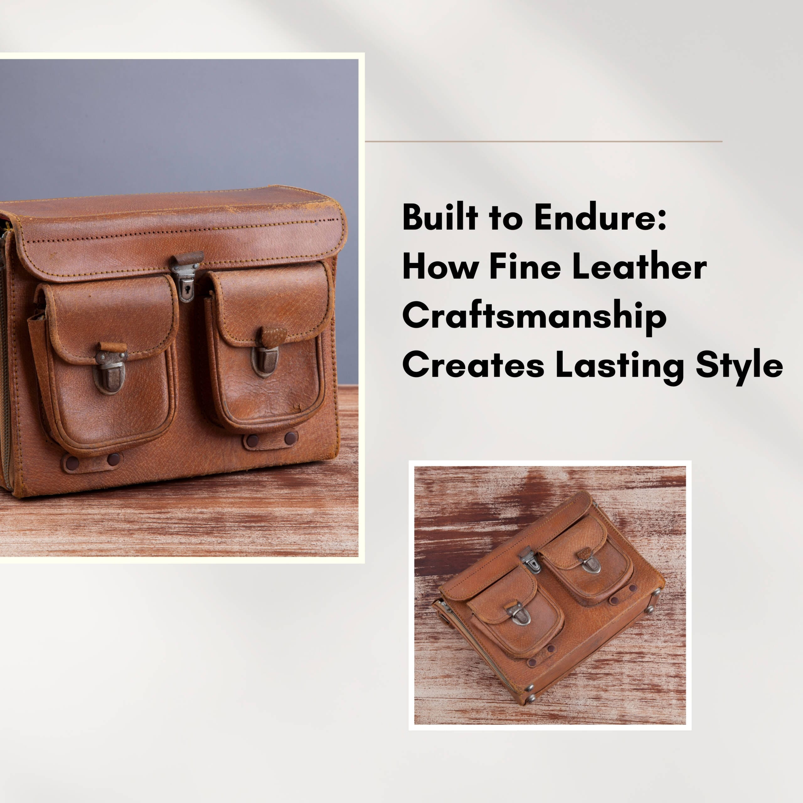 Built to Endure: How Fine Leather Craftsmanship Creates Lasting Style ...